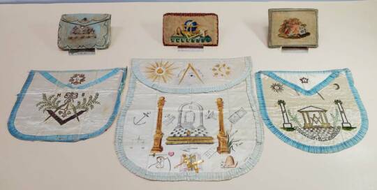 18th and 19th Century Masonic Aprons Archives - Masonic Temple, Library ...